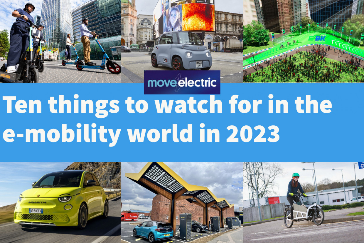 Ten things to watch for in the world of e-mobility in 2023 | Move Electric